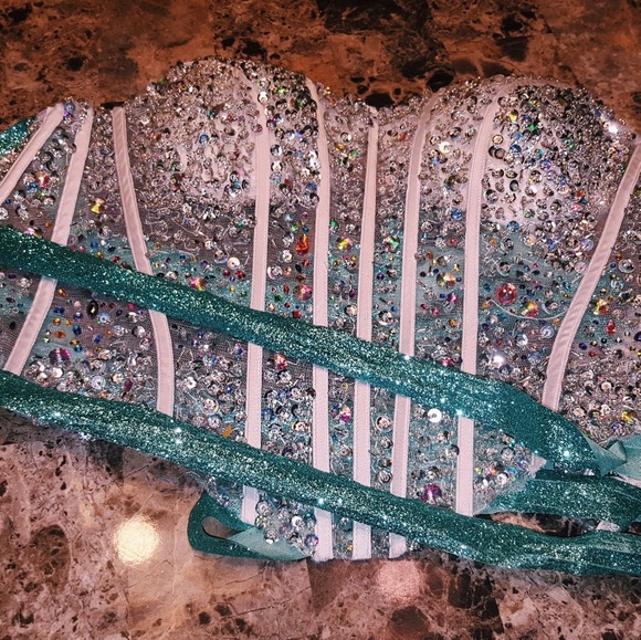 Tops | Rhinestone Corset Rave Festival | Poshmark
